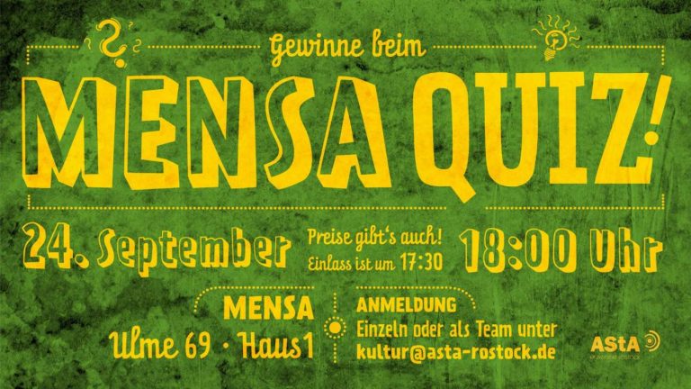Mensa-Quiz // AStA Universität Rostock